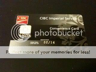 New chipped CIBC IS Convenience card - RedFlagDeals.com Forums